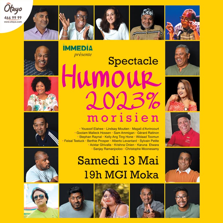 Spectacle d'Humour 2023% Morisien au MGI de Moka | Otayo.com