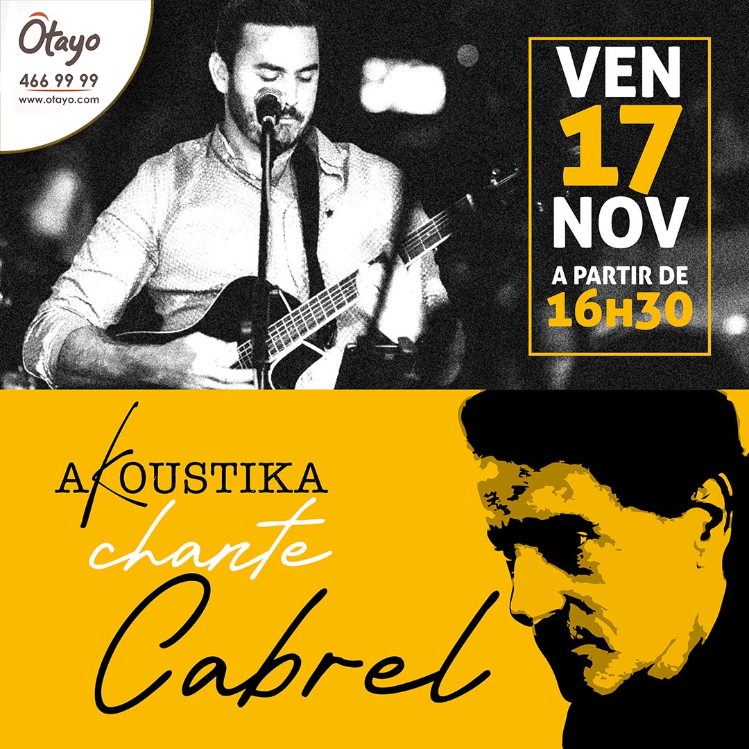 Akoustika Chante Cabrel | Otayo.com