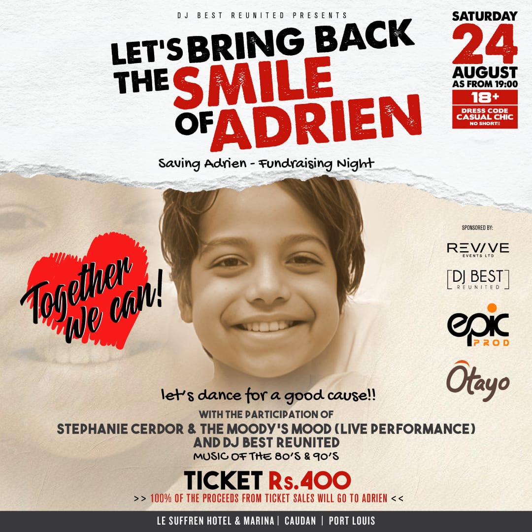 Let's Bring Back The Smile of Adrien | Otayo.com